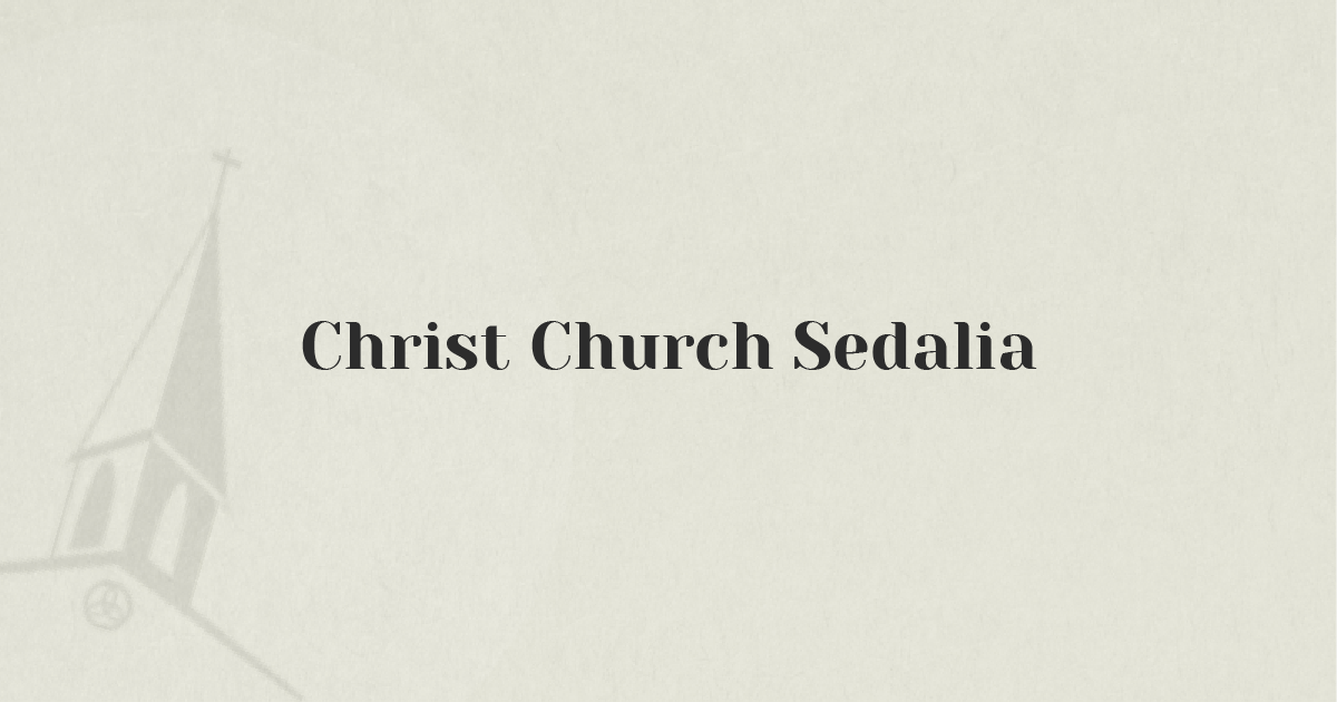 Christ Church Sedalia